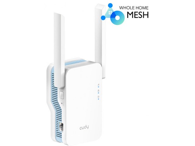 Cudy RE1200 AC1200Wi-Fi MESH Range Extender, Dual Band 2.4+5Ghz,2x5dBi, 1xLAN, AP,ACCESS+LED