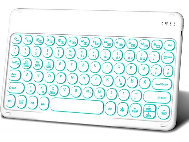 Mini bluetooth tastatura sa pozadinskim osvetljenjem