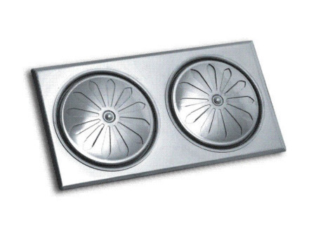 Ventilaciona rešetka 150x290mm inox ( 7277 )