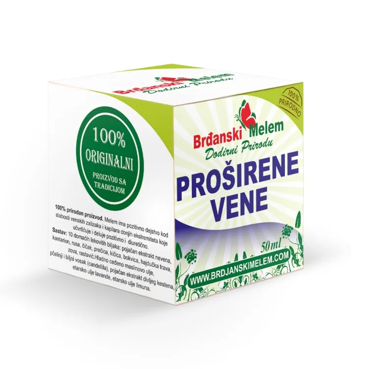 Brdjanski melem protiv proširenih vena i kapilara 50gr