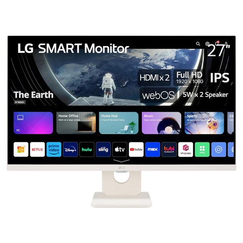 LG 27″ MyView Smart webOS IPS monitor | 27SR50F-W