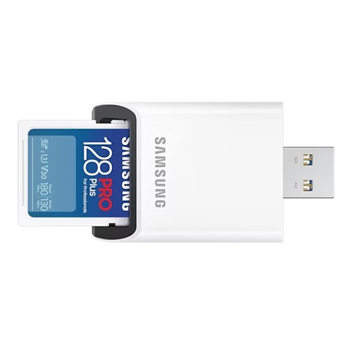 Samsung 128GB PRO Plus SDXC memorijska kartica + čitač | MB-SD128SB