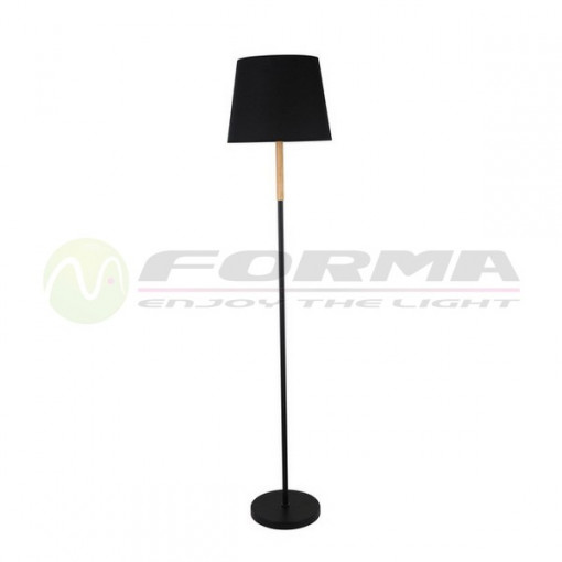 Podna lampa 1xE27 F7125-1F BK+WD