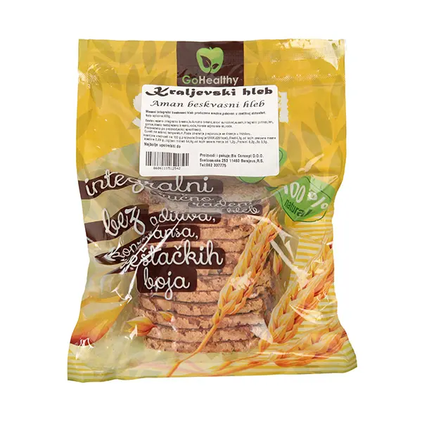 GO HEALTHY Beskvasni hleb Kraljevski 300g