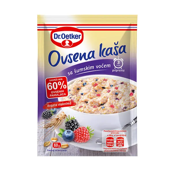 DR.OETKER Ovsena kaša Šumsko voće 60g