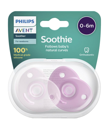 Avent Soothie Varalica za devojčice 0-6 meeseci Pink SCF099/22