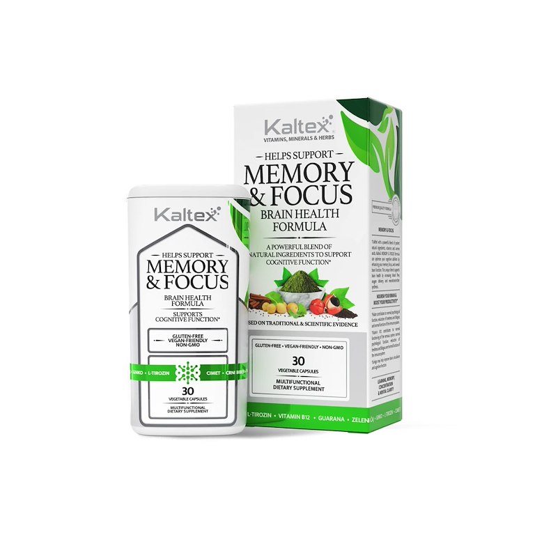 Kaltex MEMORY i FOCUS 30 Kapsula za Koncentraciju i Pamćenje