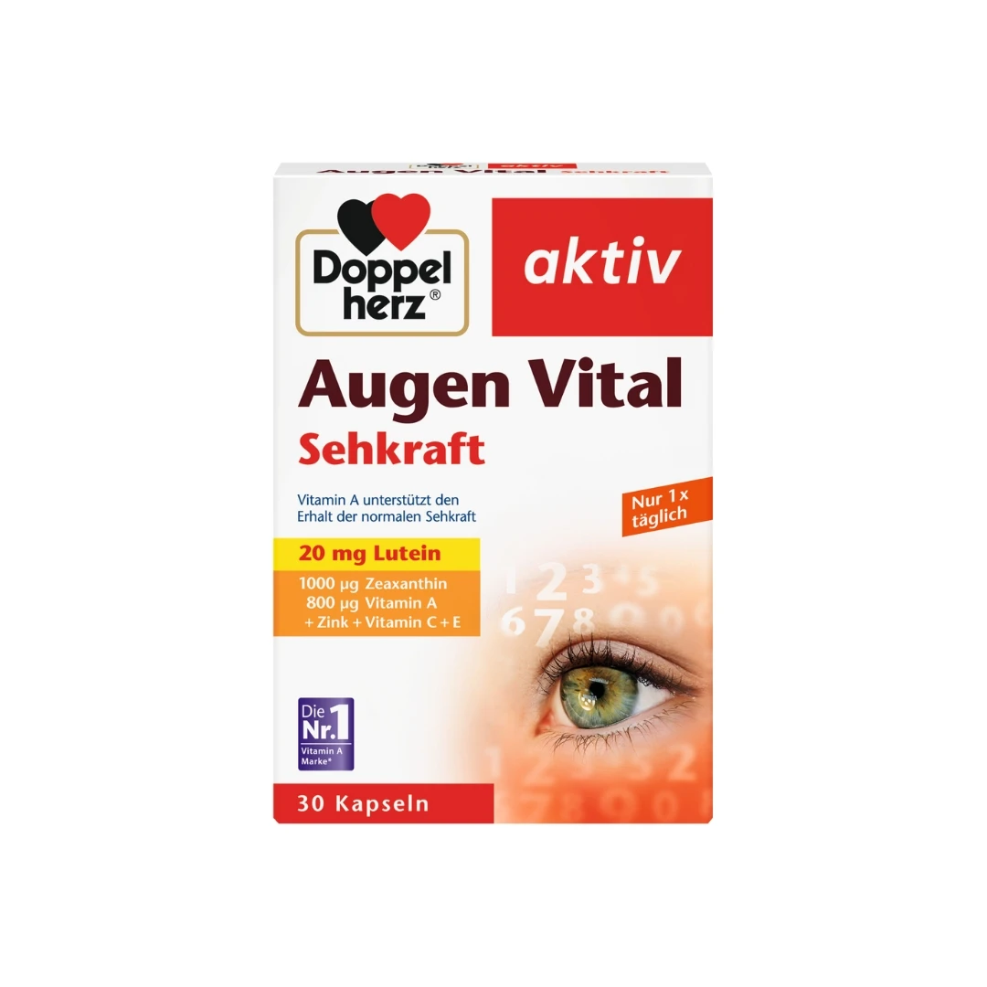Doppelherz® Aktiv Augen Vital Vitamini i Minerali za Oči 30 Kapsula