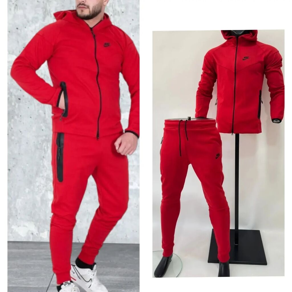 Nike tech fleece, komplet Novi modeli Pamuk double face Na donjem delu