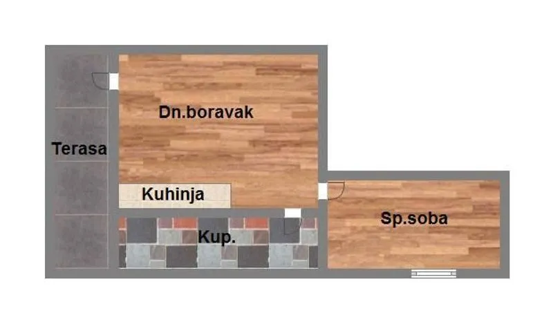 Prodaja, stan, 30m2, Petrovaradin, Novi Sad