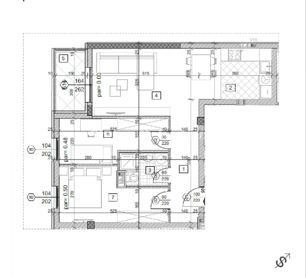 Prodaja, dvosoban stan, 60m2, Telep, Novi Sad, Novi Sad