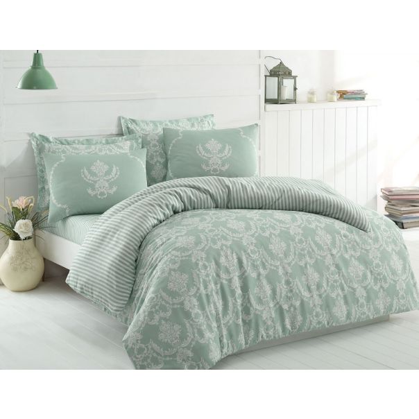 L`ESSENTIEL MAISON Komplet posteljina 200x220 cm Pure Water Green