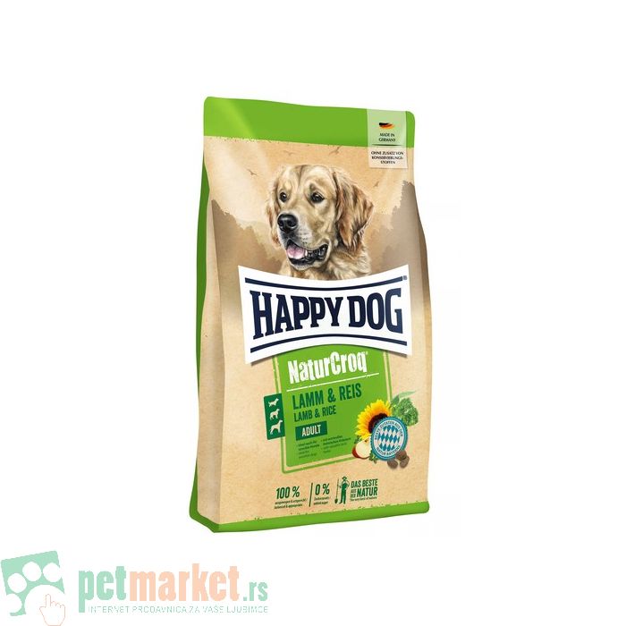 Happy Dog NaturCroq: Hrana za odrasle pse Adult, Jagnjetina