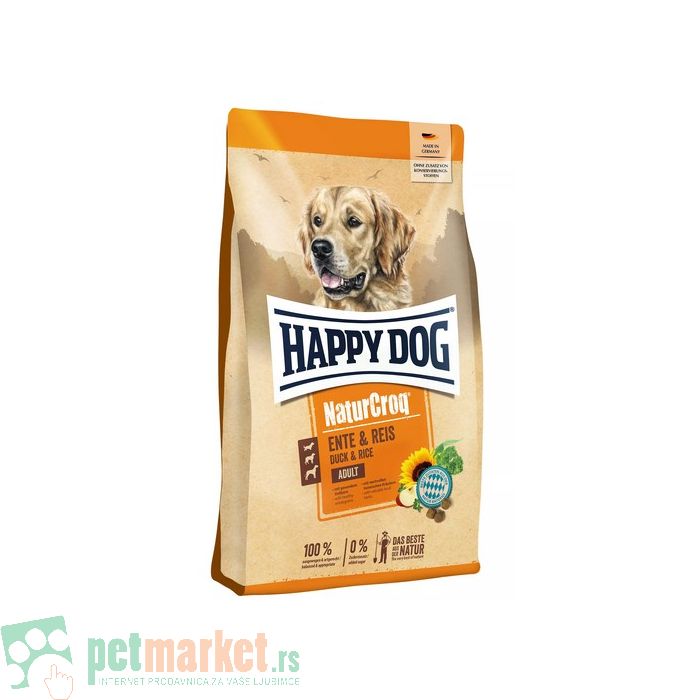 Happy Dog NaturCroq: Hrana za odrasle pse Adult, Pačetina