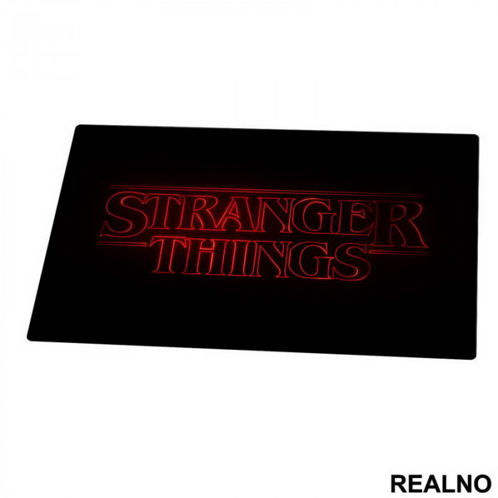 RED LOGO - STRANGER THINGS - PODMETAČ ZA STO