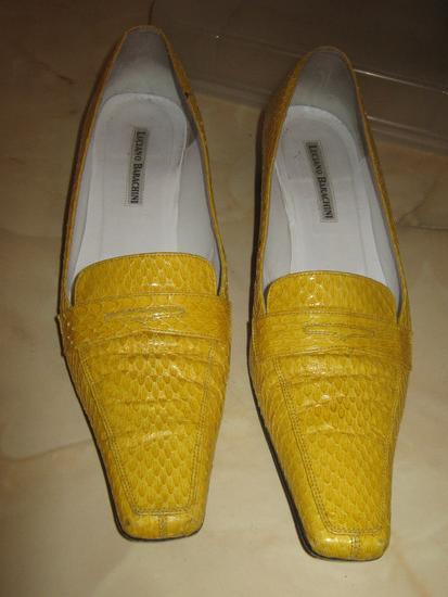 Žute zmijske cipele `LUCIANO BRANCHINI -39(25,5cm)