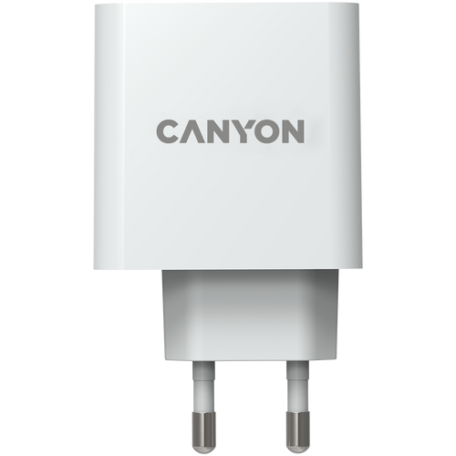 Canyon, GAN 65W charger Input: 100V-240V Output: 5.0V3.0A /9.0V3.0A /12.0V-3.0A/ 15.0V-3.0A /20.0V3.25A , Eu plug, Over- Voltage , over-heated, over-current and short circuit protection Compliant ...