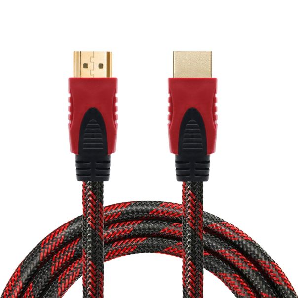 HDMI kabl na HDMI 1.5m crna/crvena