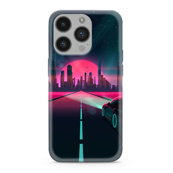 Maska Ultra tanki Print Neon Wave za iPhone 14 Pro