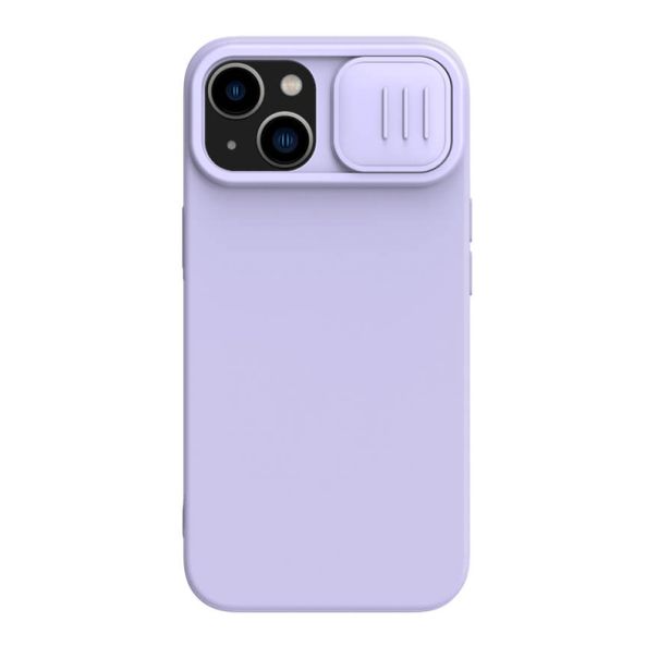 NILLKIN Maska Cam Shield Silky za iPhone 14, ljubičasta