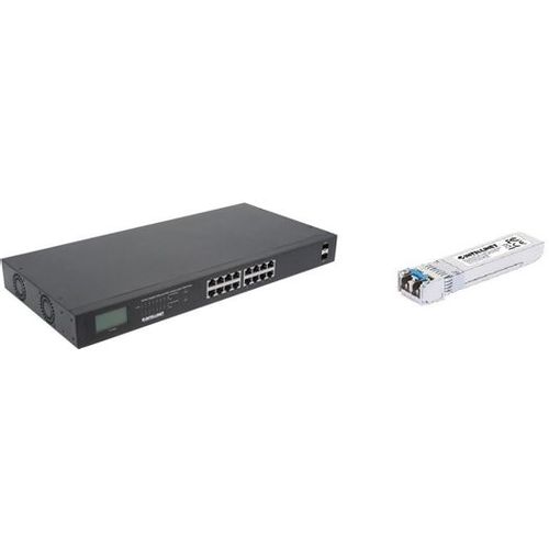 Intellinet Switch 16-Port 2SFP PoE 370W + 508742
