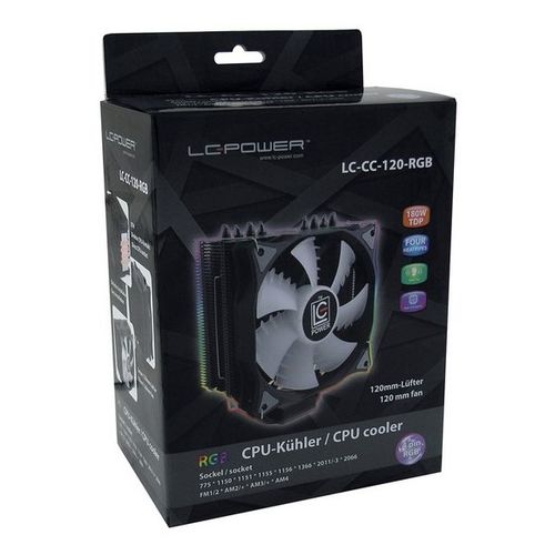 Cooler LC Power Cosmo Cool LC-CC-120-RGB - Ready AM5/LGA1700