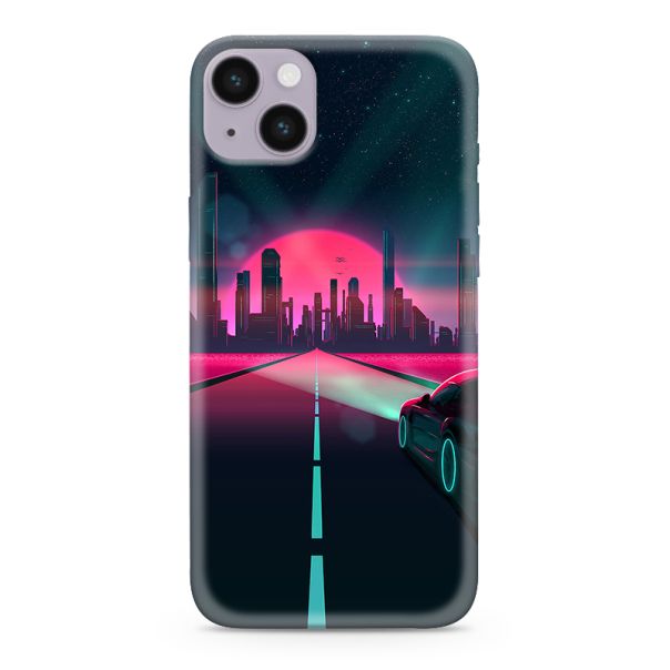 Maska Ultra tanki Print Neon Wave za iPhone 14 Plus