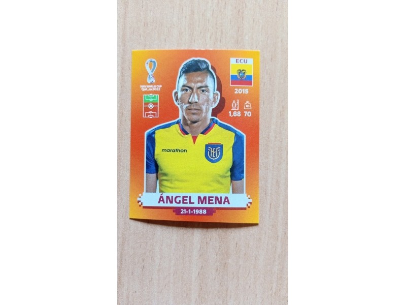 World cup Qatar 2022 Panini broj ECU 16