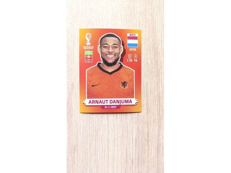 World cup Qatar 2022 Panini broj NED 16