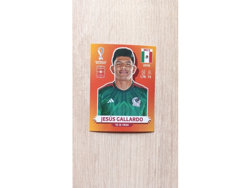 World cup Qatar 2022 Panini broj MEX 5
