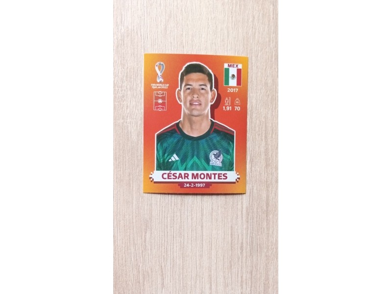World cup Qatar 2022 Panini broj MEX 6