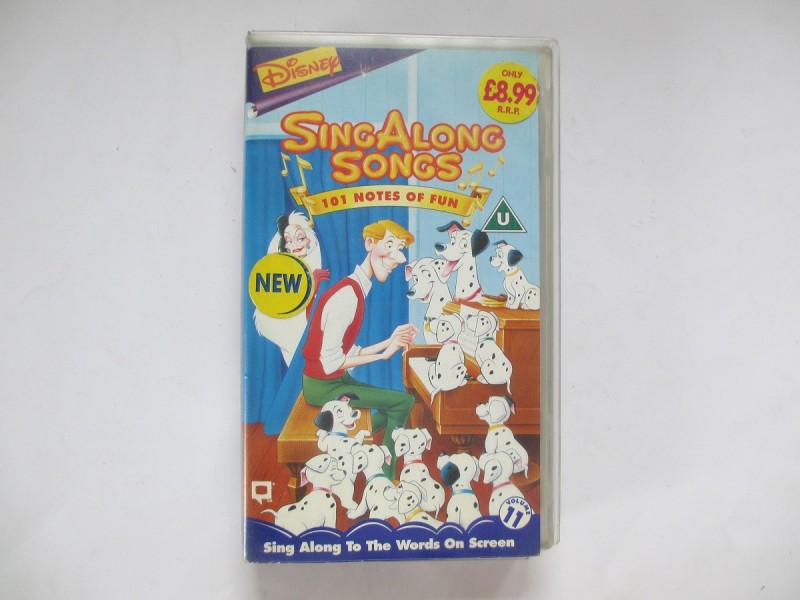 VHS Disney SingAlongSongs - 101 notes of fun