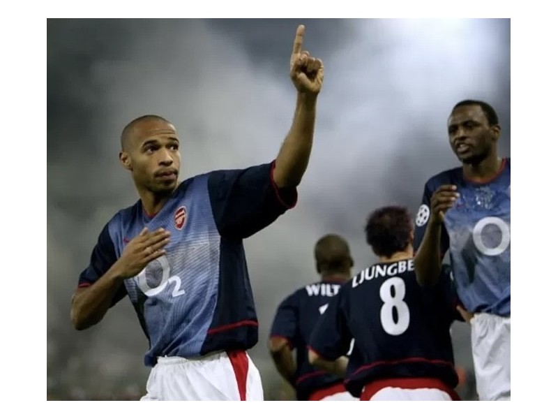 Fc Arsenal original dres Thierry Henry 2002