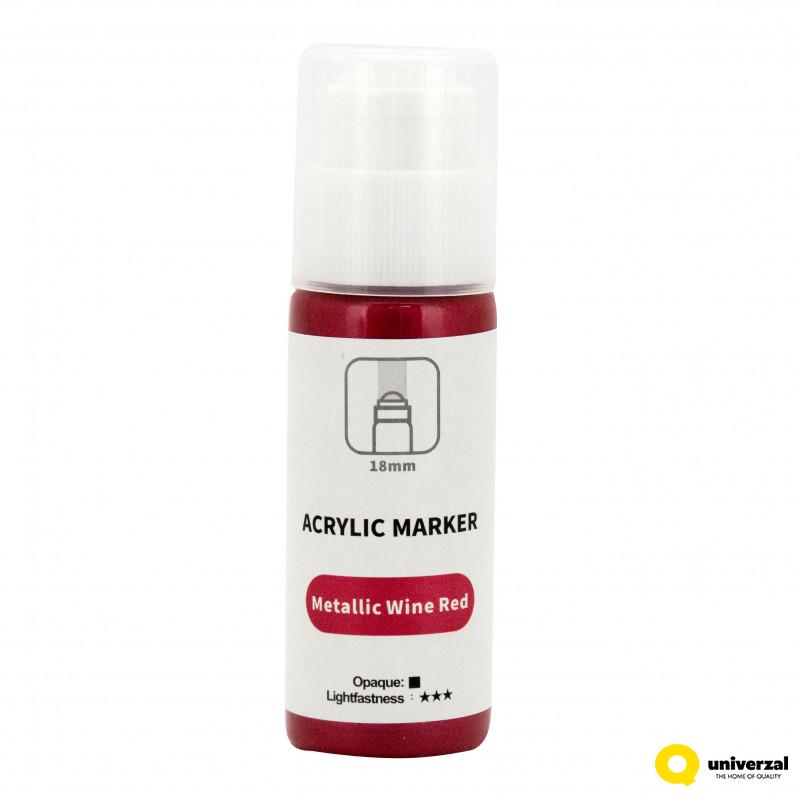 MARKER AKRILNI 60ml METALLIC WINE RED PA86812 ART