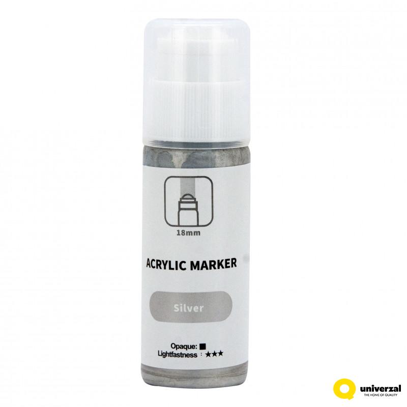 MARKER AKRILNI 60ml SILVER PA86810 ART