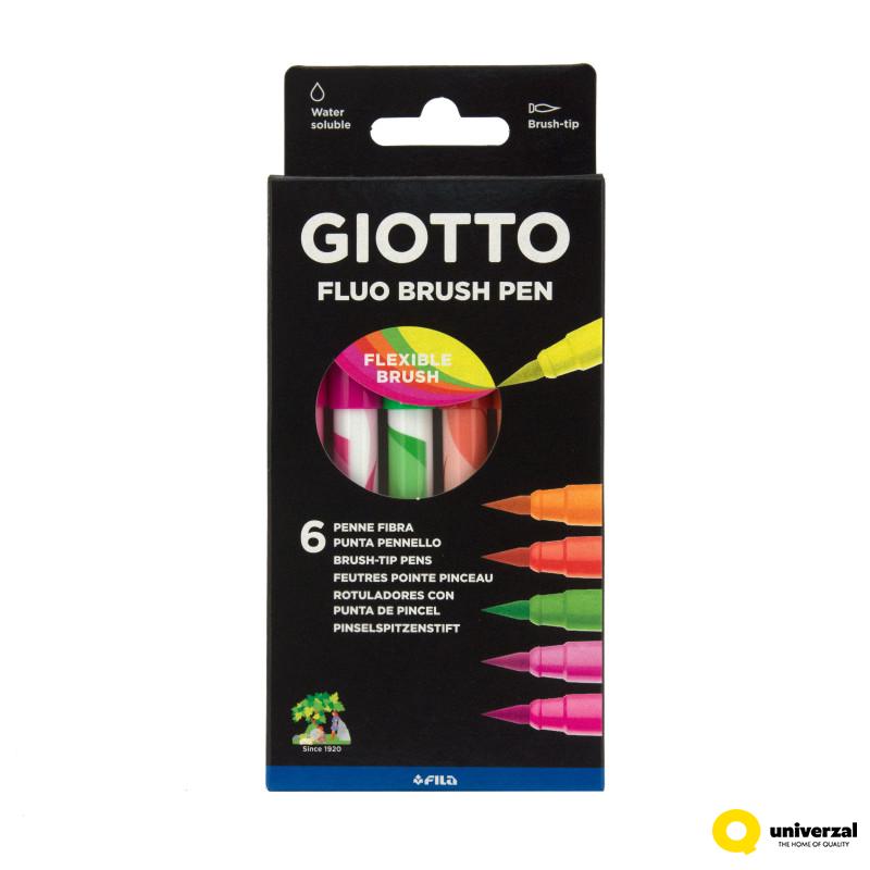 FLOMASTER ČETKICA FLUO 6/1 GIOTTO 427200