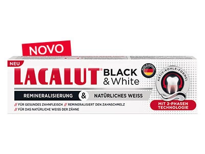 Lacalut pasta black&white 75ml