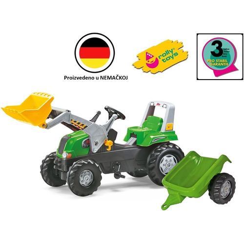Rolly Traktor Junior Sa Kid Prikolicom I Utovarivačem
