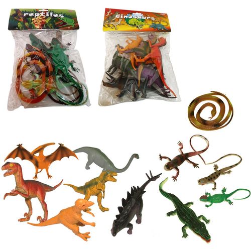 ***Set plastičnih figurica dinosaurusa i gmizavaca
