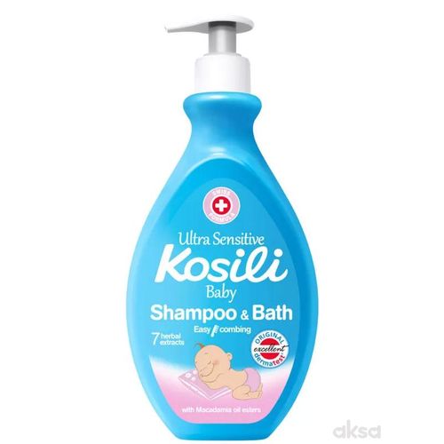 KOSILI Baby šampon i kupka plava sa pumpicom 400ml