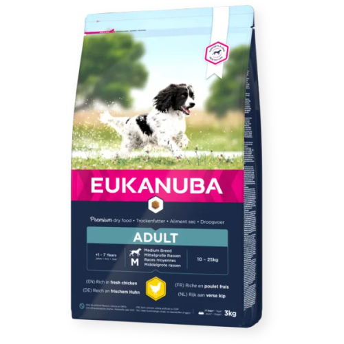 Eukanuba Dog Adult Medium Breed Chicken 2 kg