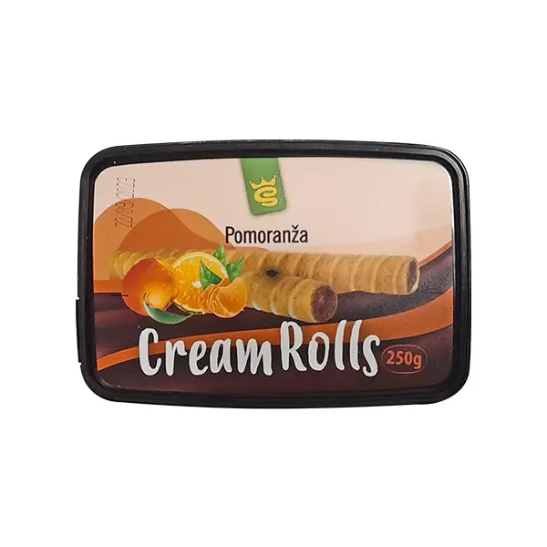 SO TASTY Roleri sa kremom Čokolada i pomorandža 250g