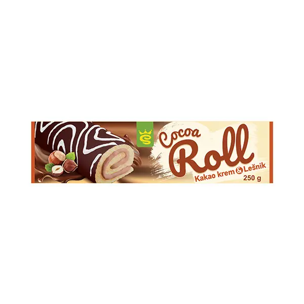 SO TASTY Kakao rolat Kakako krem i lešnik 250g