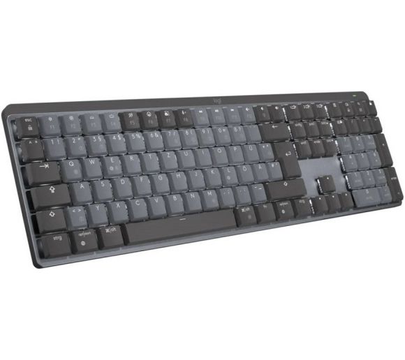 Logitech - Logitech MX Mechanical Wireless Illuminated Keyboard - Graphite US Clicky