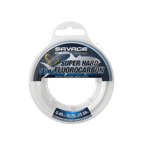 SAVAGE GEAR FLUOROCARBON SG SUPER HARD 0,60MM , 50M