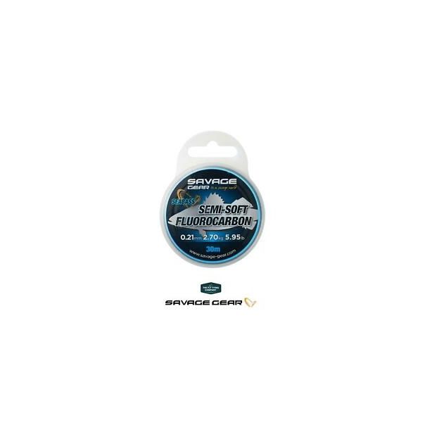 SAVAGE GEAR FLUOROCARBON SG SEMI-SOFT LRF 0,17MM , 30M