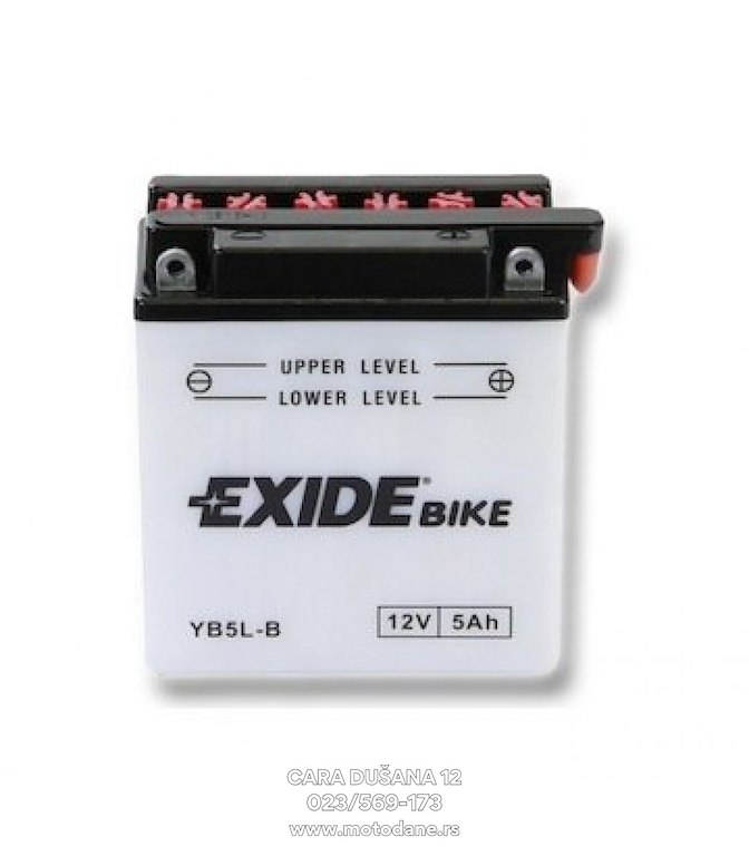 Akumulator 12V5Ah EXIDE +D 120x60x130mm kiselinski