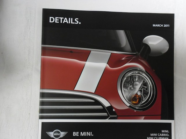 Prospekt Be Mini Details,03.2011,60 str. eng.,23 cm