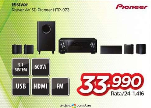 Pioneer Risiver AV 3D HTP-073, Pioneer