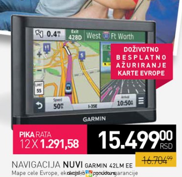 Navigacija Garmin Nuvi 42LM EE, Garmin